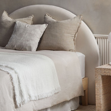 Temple Webster Natural Eclipse Rattan Bedhead